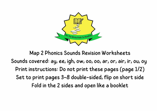 Phonics Set 2 (RWI Compatible) Revision Sheets | Teaching Resources