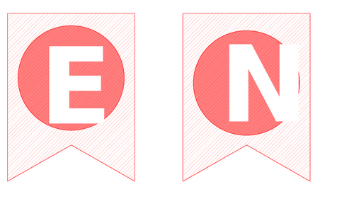 Display Lettering Bunting | Teaching Resources