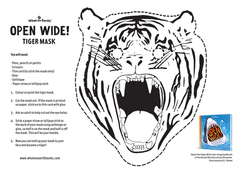 Fun Activity: Tiger Mask | Teaching Resources