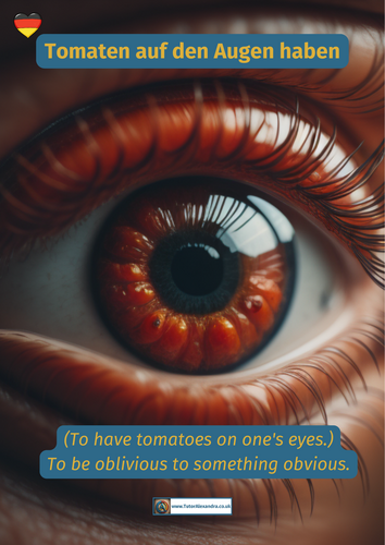 German Idioms Posters | Teaching Resources German Idioms Posters | Teaching Resources