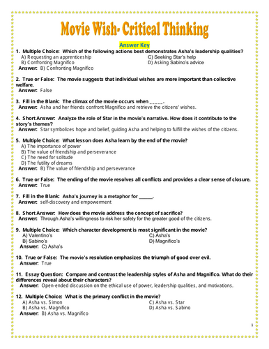 Movie Wish 2023 Comprehension Bundle with Answer Keys | Teaching Resources