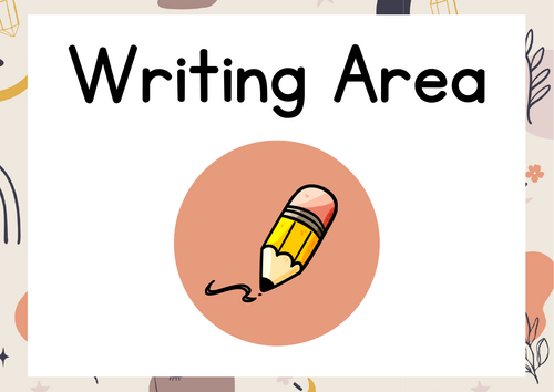 EYFS Area Signs - BOHO | Teaching Resources