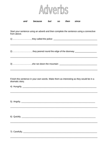 Fronted adverbials | Teaching Resources Fronted adverbials | Teaching Resources