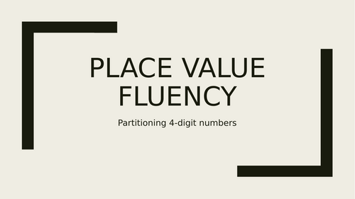 Year 4 Maths Place Value - Partition | Teaching Resources Year 4 Maths Place Value - Partition | Teaching Resources