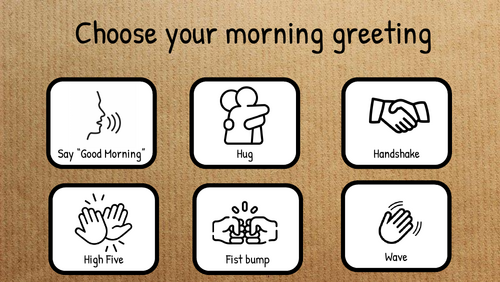 Morning Greeting Poster | Teaching Resources