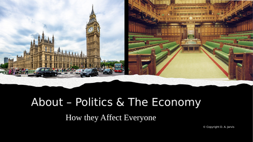 About - Politics and the Economy | Teaching Resources