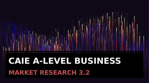 AS Level Business: Market research | Teaching Resources