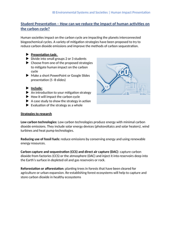 ESS Ecology Unit – Subtopic 2.3 (Standard Level) Biogeochemical cycles ...