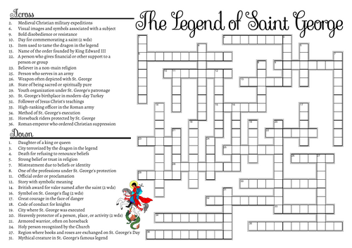 St. George's Day Reading Worksheets | Teaching Resources