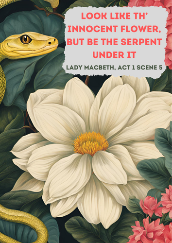 Macbeth Quotation Posters Classroom Display | Teaching Resources