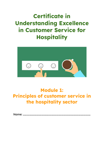 Hospitality Studies - Principles of customer service in the hospitality ...