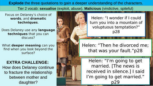 A Taste of Honey Full SOW GCSE | Teaching Resources