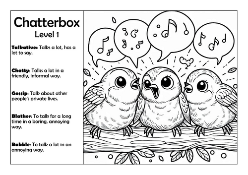Word of the Day Workbook - Chatterbox - Level 1 | Teaching Resources