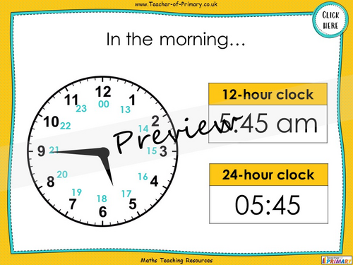 Telling the Time - Year 3 | Teaching Resources