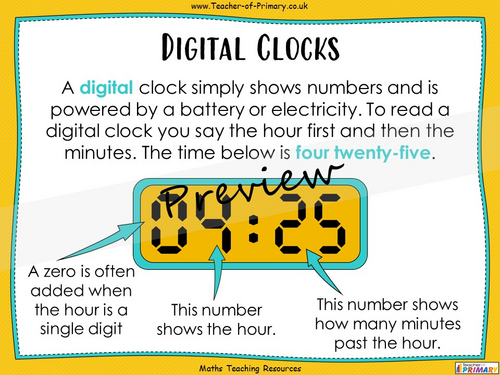 Telling the Time - Year 3 | Teaching Resources