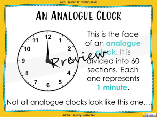 Telling the Time - Year 3 | Teaching Resources