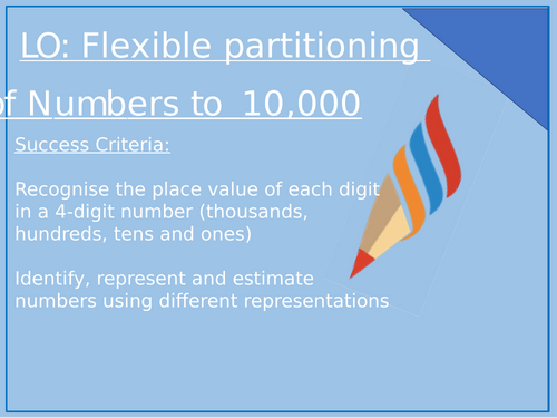 Year 4 Term 1 Week 2 Place Value - Numbers to 10,000 | Teaching Resources