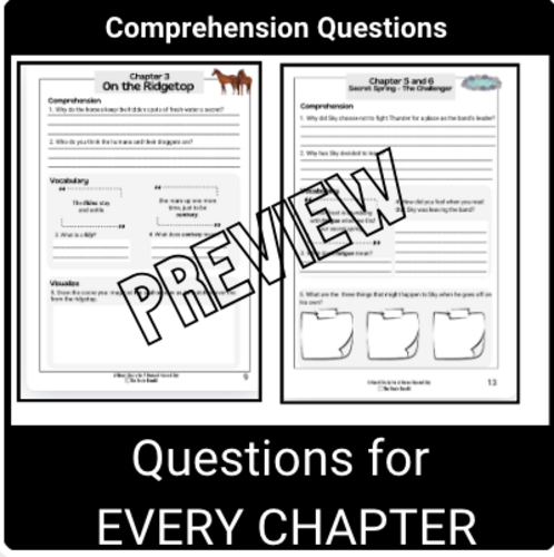 A HORSE NAMED SKY Novel Study | Teaching Resources