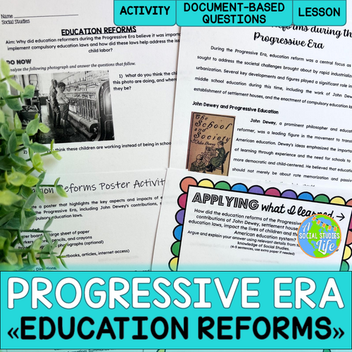 Progressive Era Education Reforms | Teaching Resources