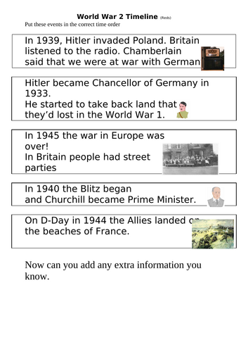 History upper KS2 WW2 unit of work | Teaching Resources