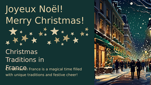 FRENCH CHRISTMAS NOEL | Teaching Resources