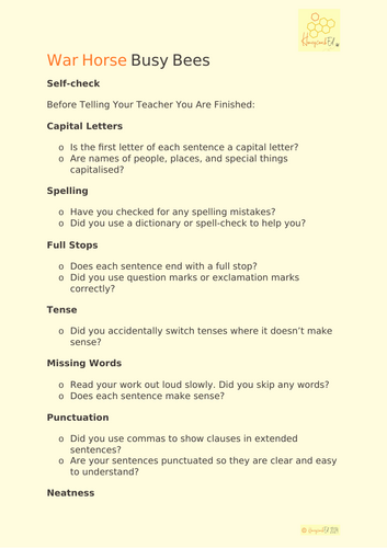 War Horse Complete English Scheme for Y5/6 | Teaching Resources