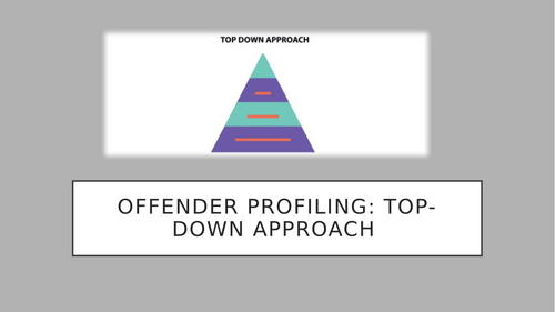 AQA A Level Psychology: Forensic psychology: Top down approach to ...