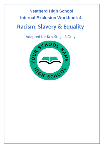 Internal Exclusion / Isolation / Remove Room / Seclusion Workbook 4 ...