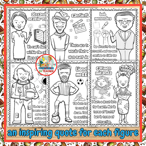 Hispanic Heritage Month Coloring Pages | Spanish Historical Figures ...