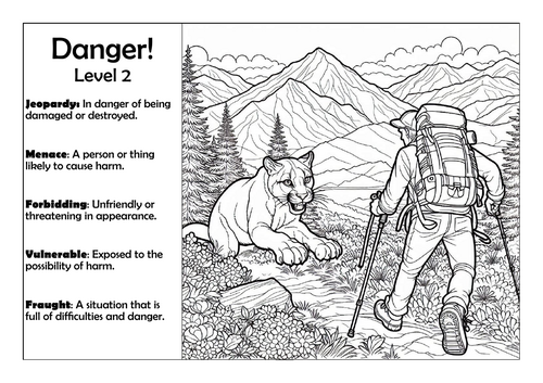 Word of the Day Workbook - Danger! - Level 2 | Teaching Resources