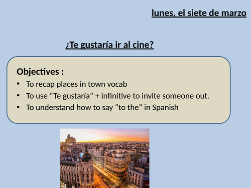 Te gustaria ir al cine | Teaching Resources