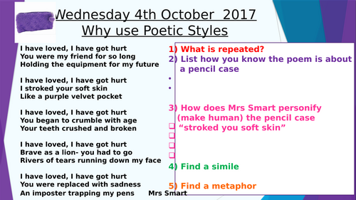 Introduction to Poetry - Complete SOL | Teaching Resources