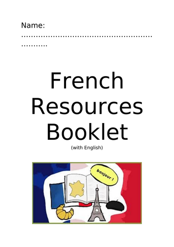 KS3 French resource booklet (with English) | Teaching Resources