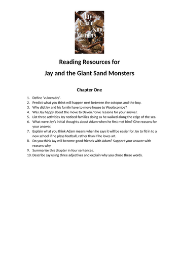 Jay and the Giant Sand Monsters Ed Pack | Teaching Resources