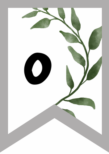 Botanical Nature Alphabet and Number Bunting | Teaching Resources