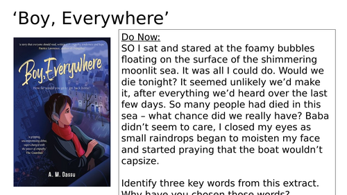 'Boy, Everywhere' Lessons | Teaching Resources