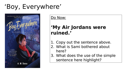 'Boy, Everywhere' Lessons | Teaching Resources