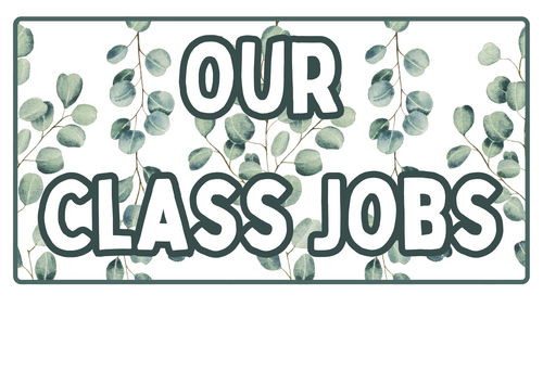 Eucalyptus Themed Bulletin Board Display Bundle | Teaching Resources