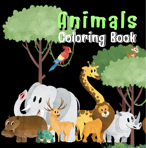 Animals Coloring Book For Toddler. | Teaching Resources