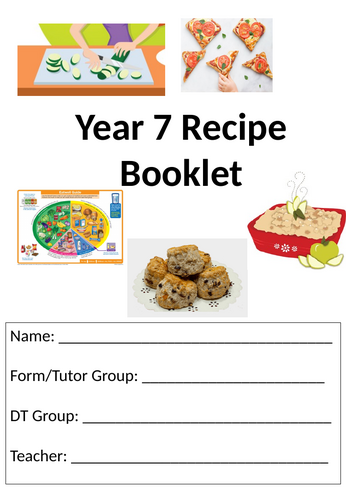 KS3 Food - Recipe Books and Work Books | Teaching Resources