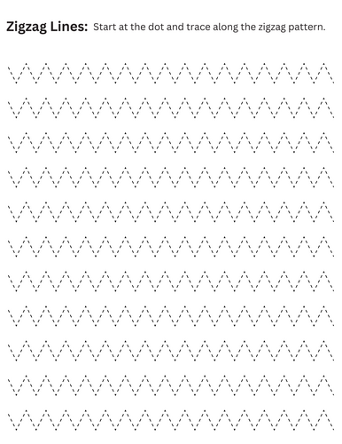 Line Pattern Worksheets Preschool Shape Tracing Lines Worksheet