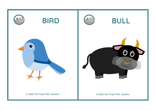 ESL Farm Animals Flashcards | Teaching Resources