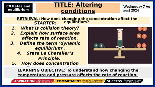 C8 Rates of reaction GCSE AQA | Teaching Resources