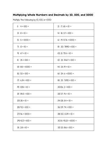 Full Functional Skills Maths Lesson: Multiply Whole Numbers & Decimals ...