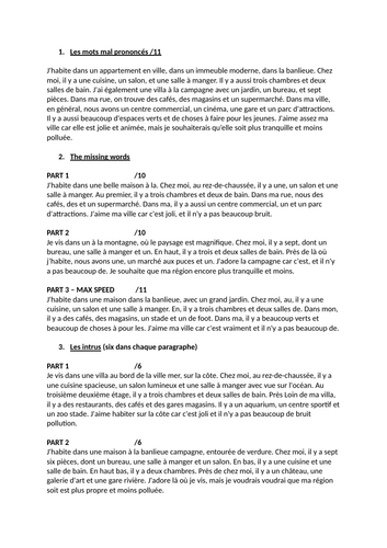 31. GCSE FRENCH: Life where I live (Present & Subjunctive present ...