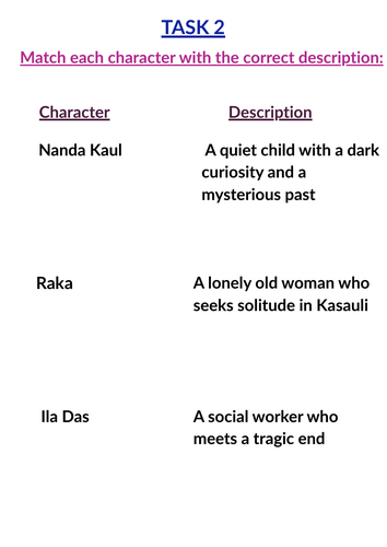 FIRE ON THE MOUNTAIN BY ANITA DESAI - FULL IGCSE REVISION WORKSHEETS ...