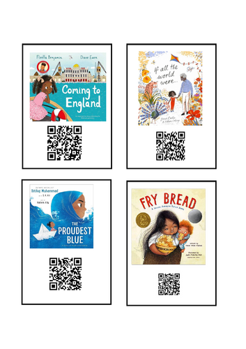 Diverse Books QR codes | Teaching Resources