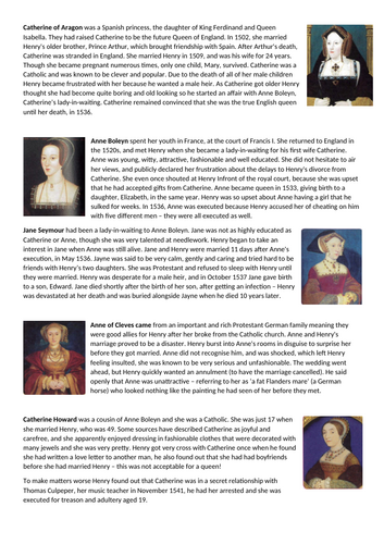 KS3 Tudor Monarchs 11 Lesson pack | Teaching Resources