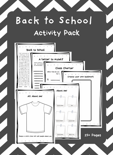 Back to School Activity Pack | Teaching Resources