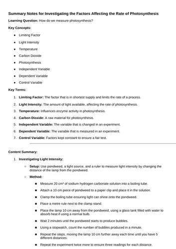 Igcse Biology Edexcel Leaf Structure Tissue And Organs Teaching Resources